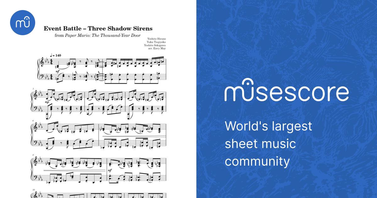 Battle ~ Three Shadow Sirens (from Paper Mario: The Thousand-Year Door ...