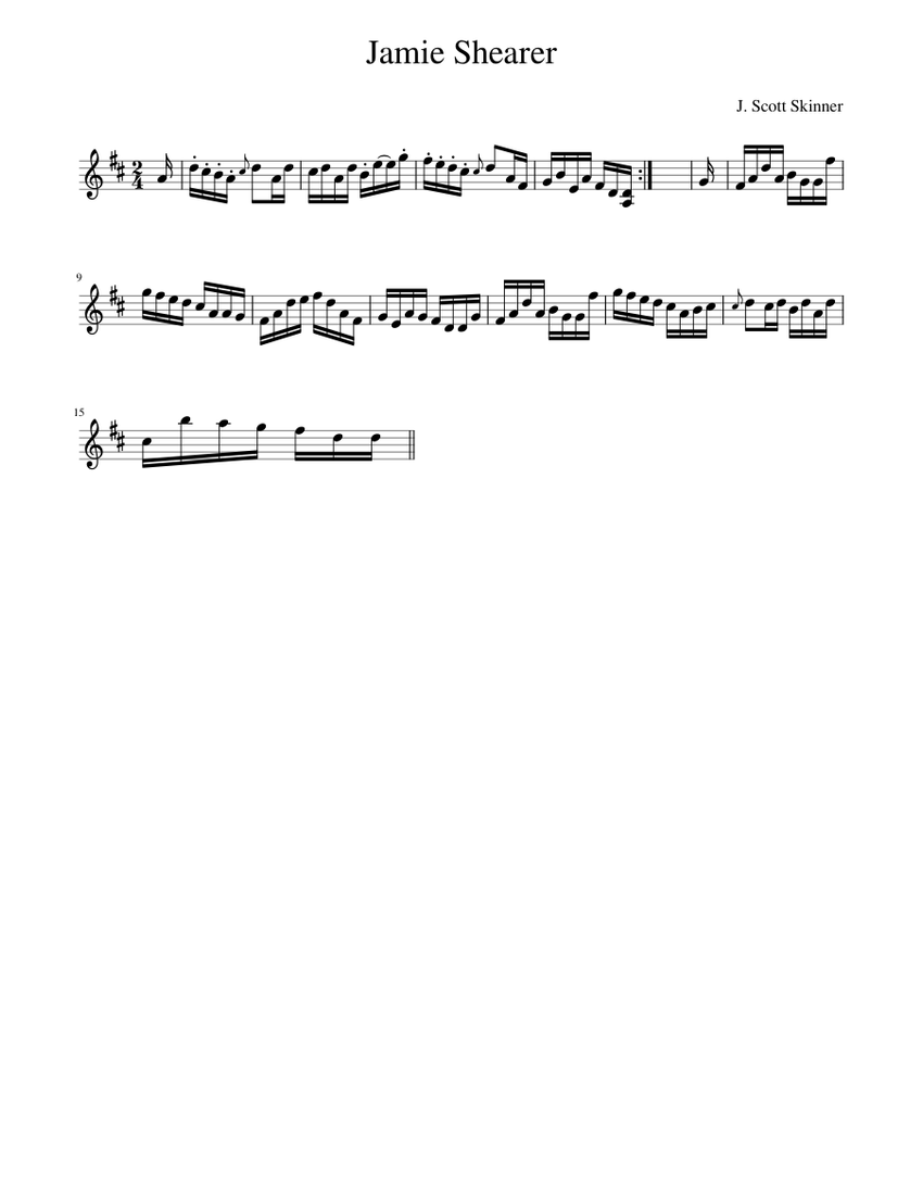 Jamie Shearer Sheet music for Piano (Solo) | Musescore.com