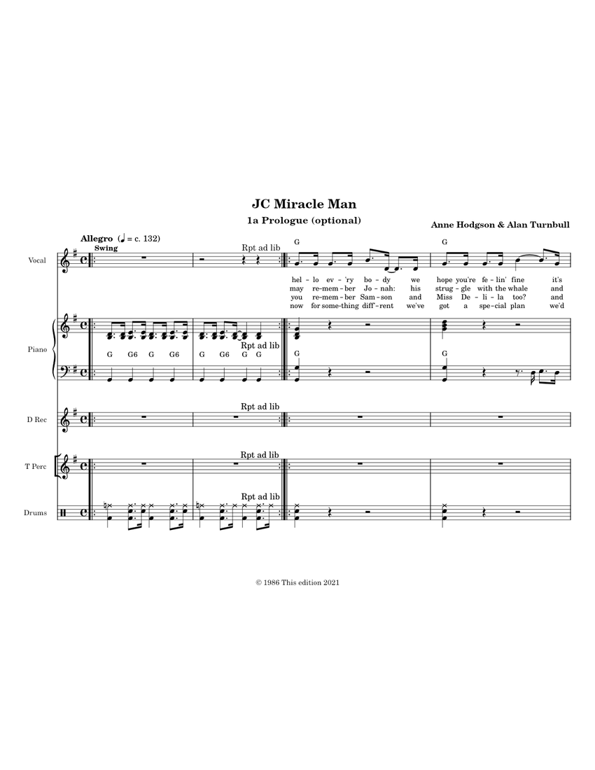 JC_Miracle_Man_1a_Optional_Prologue Sheet music for Piano, Oboe ...