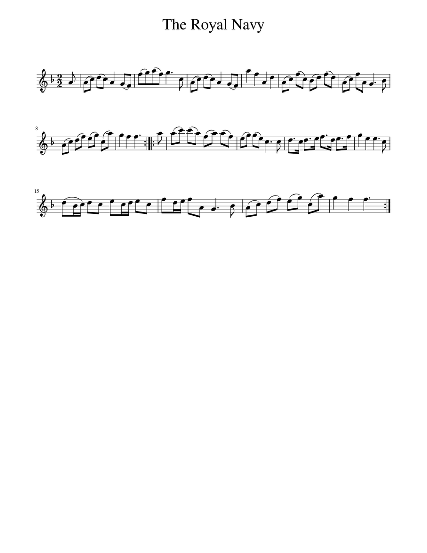 The Royal Navy Sheet music for Piano (Solo) Easy | Musescore.com