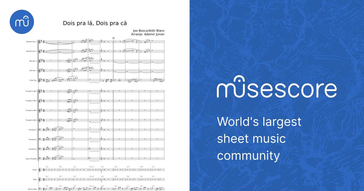 Dois pra la dois pra ca - João Bosco Sheet music for Piano, Trombone ...