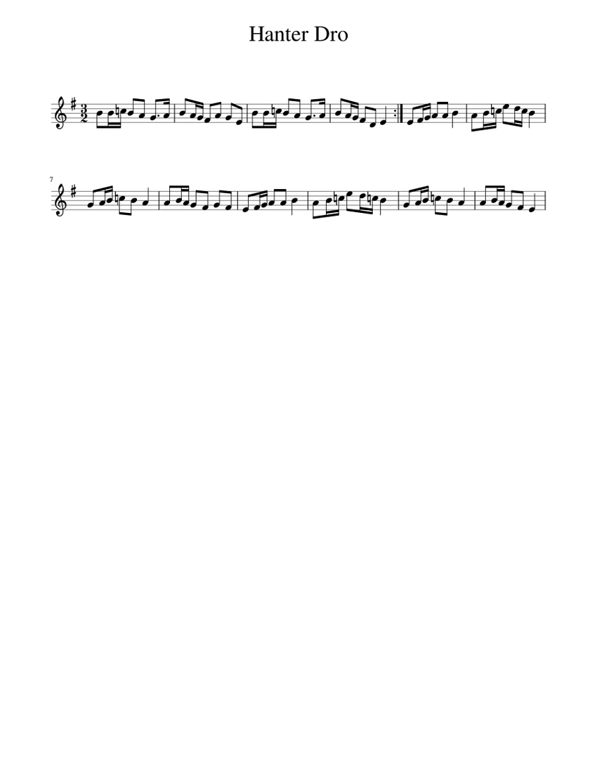 Hanter Dro Sheet music for Piano (Solo) Easy | Musescore.com