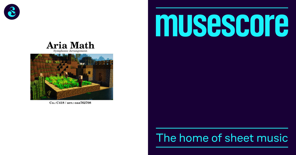 Aria Math – Symphonic Arrangement Sheet Music for Trombone, Tuba, Flute ...