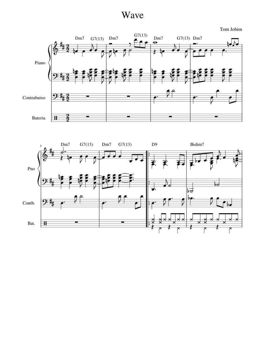 Wave - piano tutorial