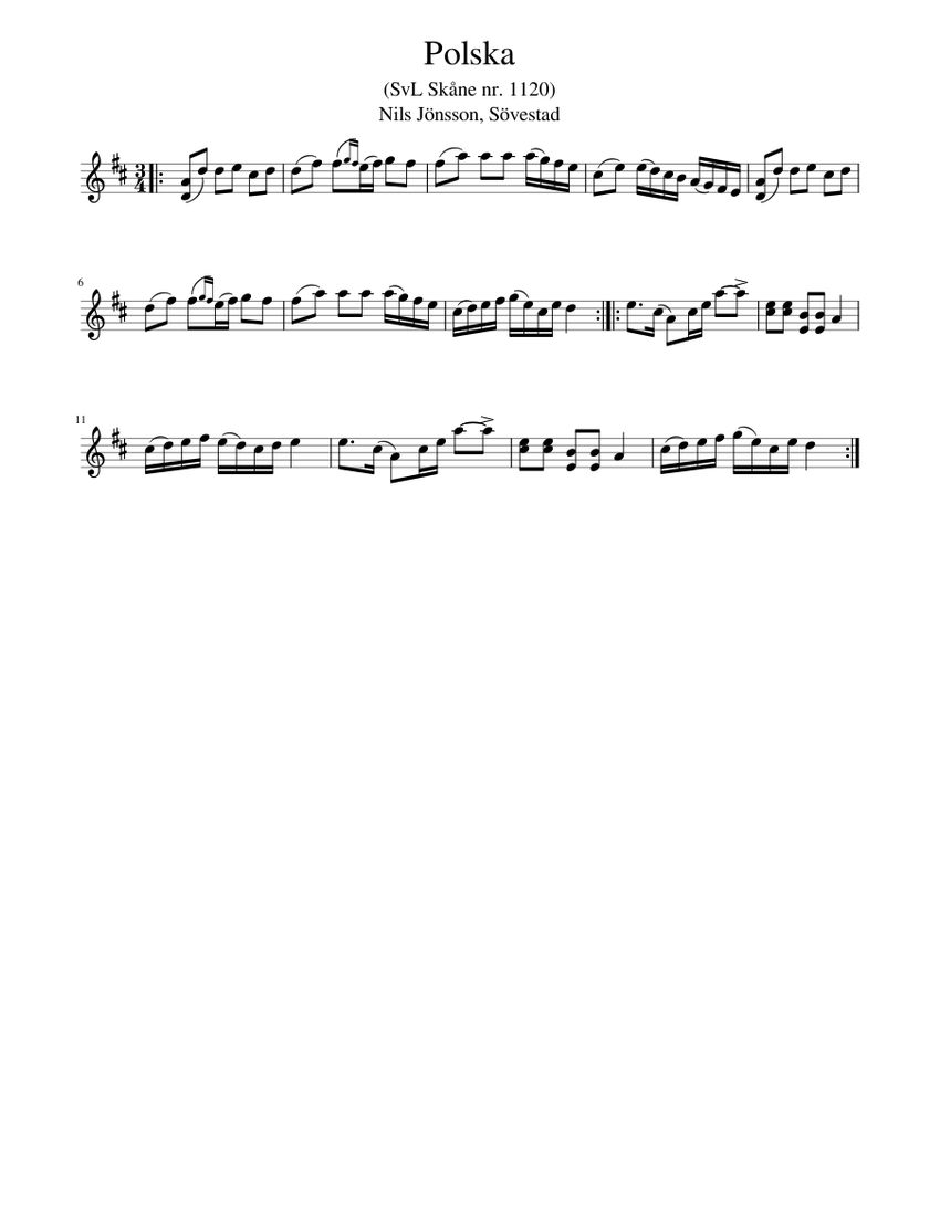 Polska Sheet music for Piano (Solo) Easy | Musescore.com