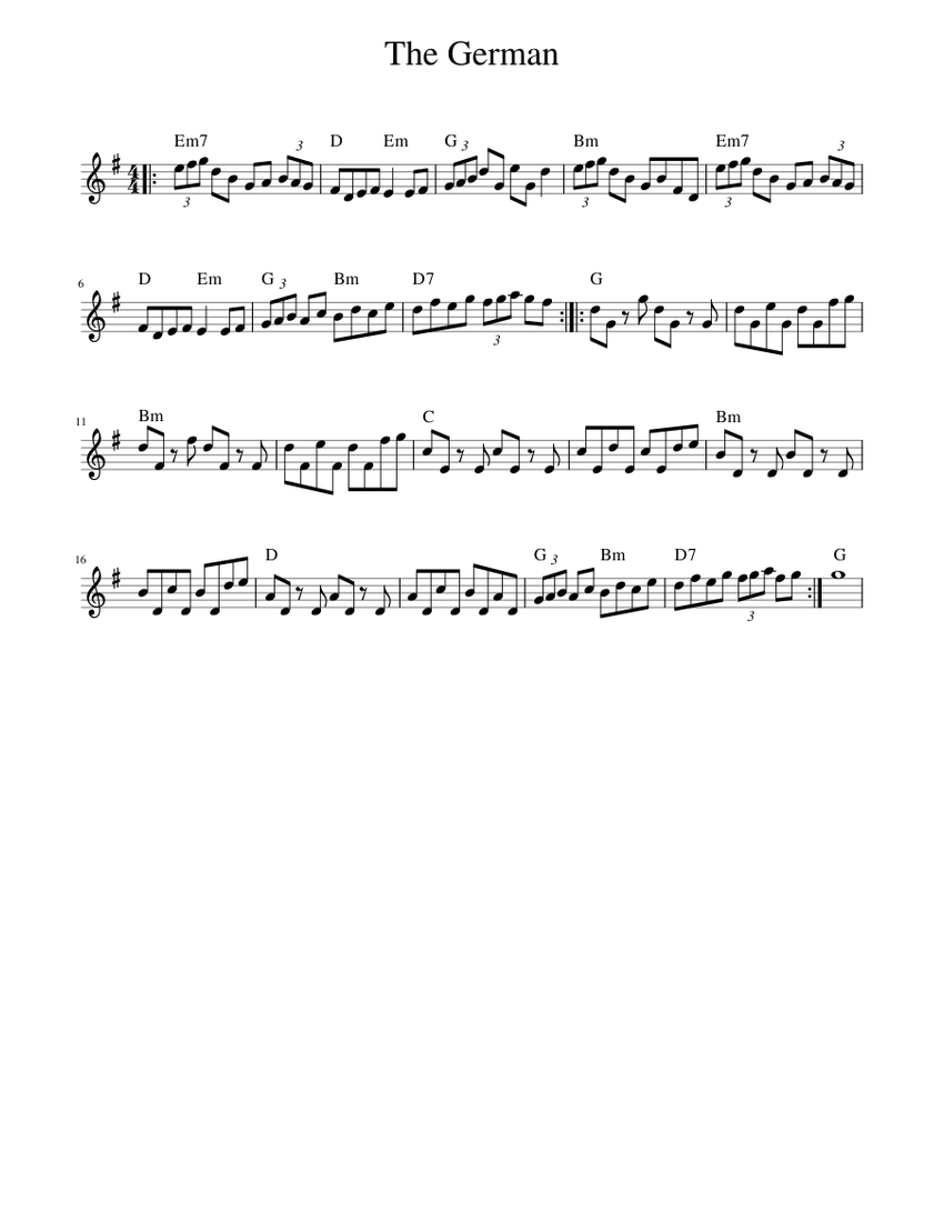 The German Sheet music for Piano (Solo) Easy | Musescore.com