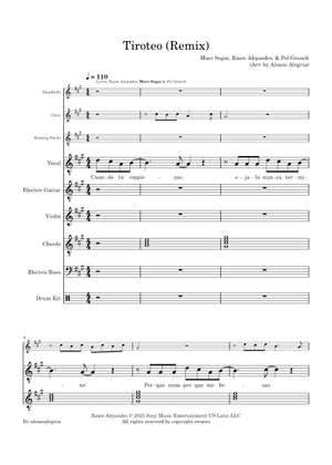 Play Official version of Tiroteo Sheet Music by Marc Seguí, Pol Granch ...