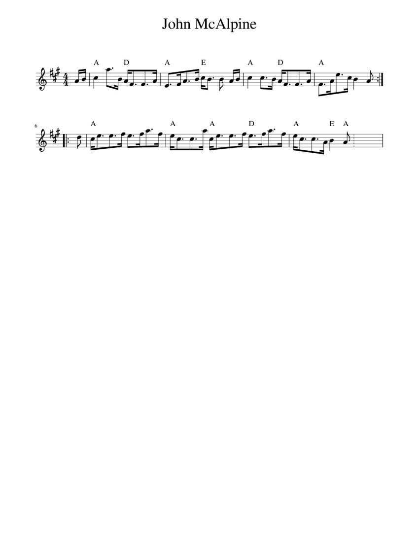 John McAlpine Sheet music for Piano (Solo) Easy | Musescore.com