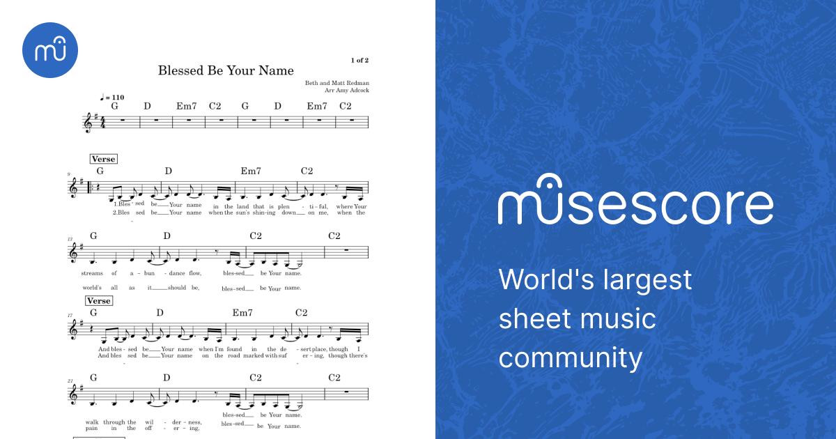blessed be your name guitar tutorial