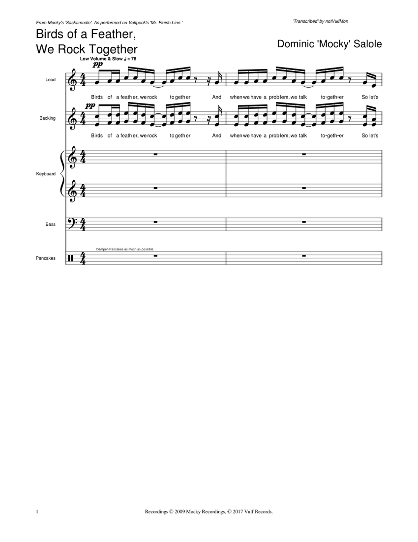 Birds of a feather we rock together – Vulfpeck Vulfpeck - Birds of a ...