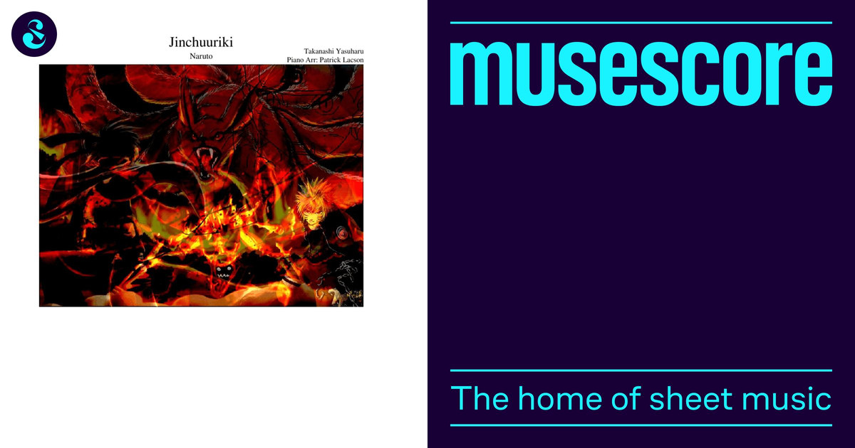 Jinchuuriki (Hitotsuba Chikara) Sheet Music for Piano, Vocals, French ...