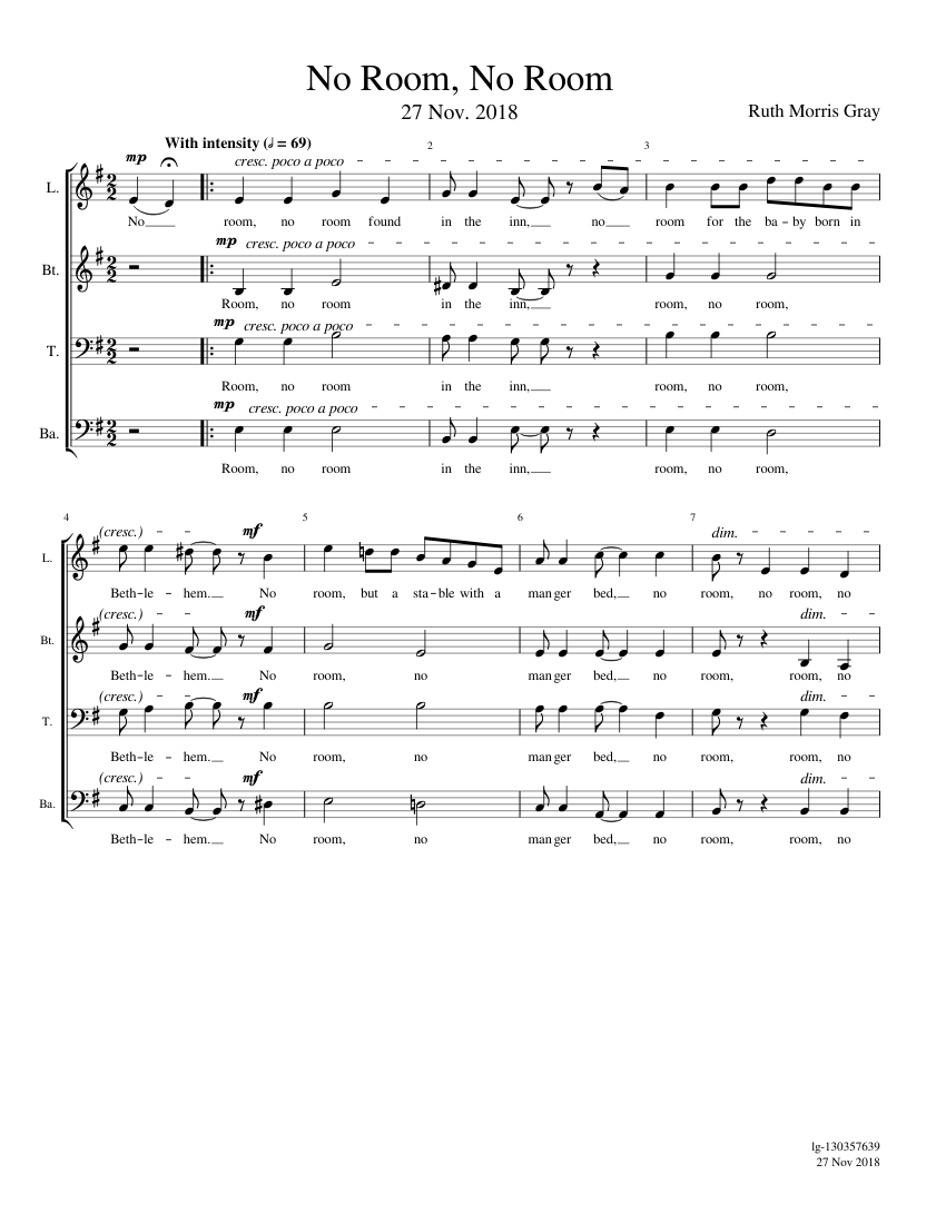 No room no room - piano tutorial