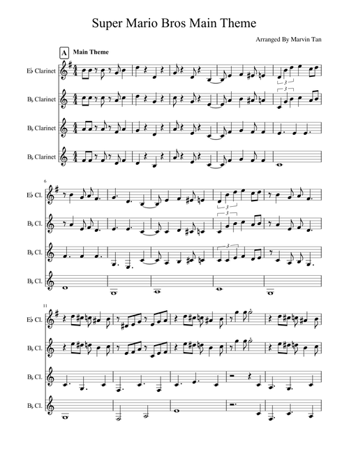 e flat clarinet excerpts