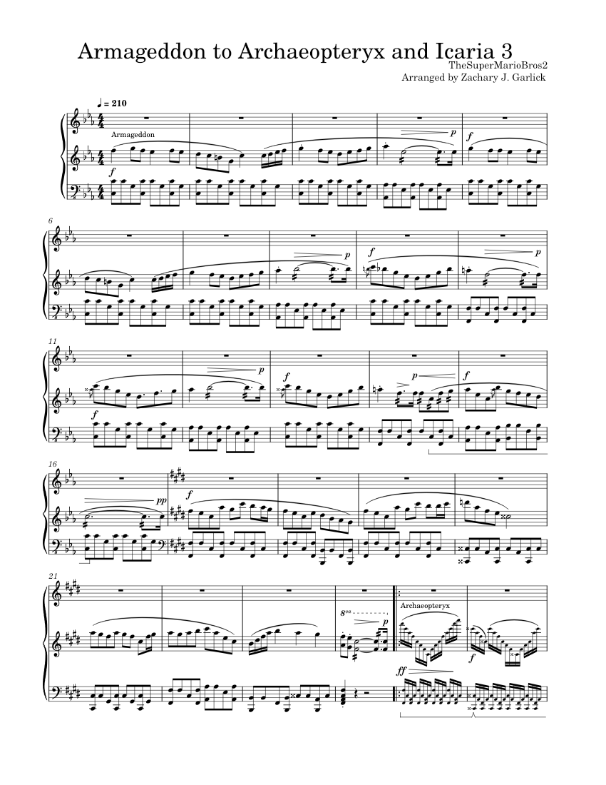 Armageddon to Archaeopteryx and Icaria 3 – TheSuperMarioBros2 Sheet ...