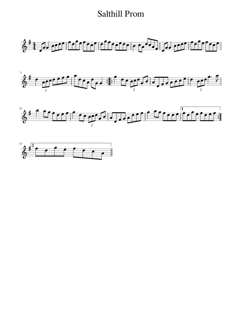 Salthill Prom Sheet music for Piano (Solo) | Musescore.com