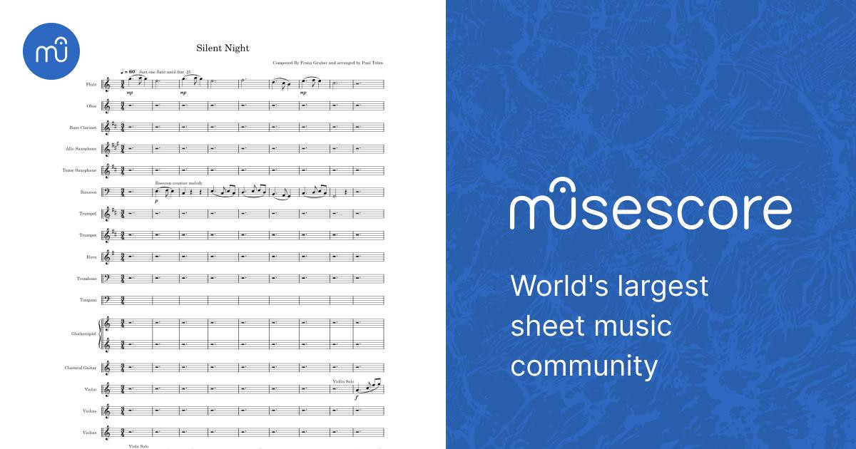 Silent night – Misc Christmas Silent Night Franz Gruber Sheet music for ...
