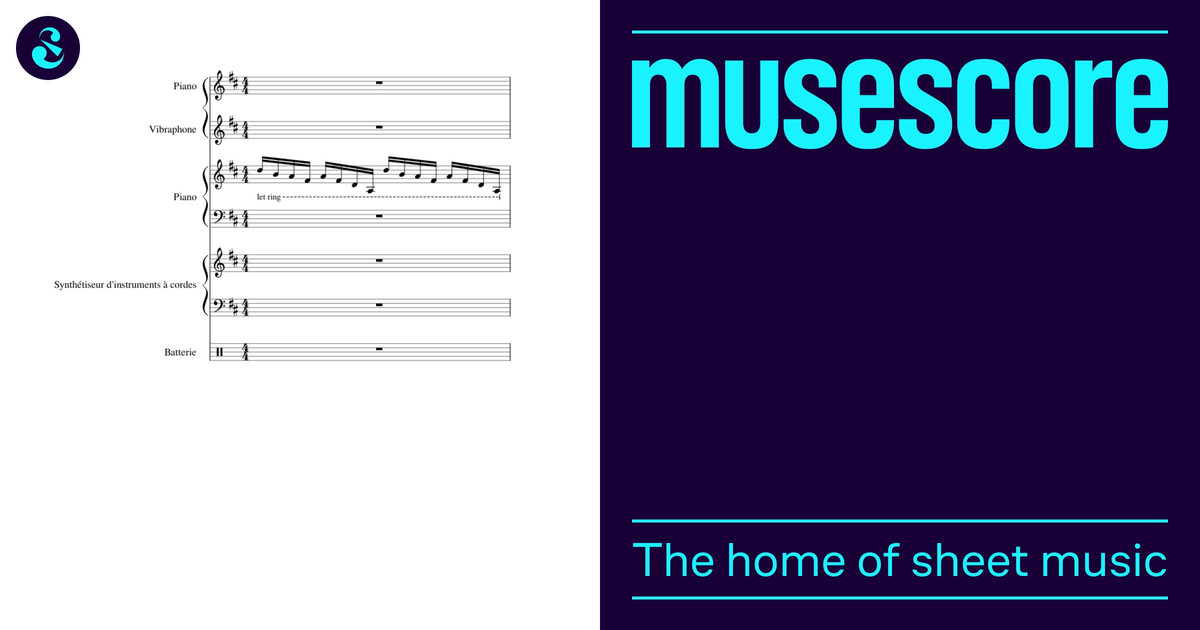 Breathe Sheet music for Piano, Vibraphone, Drum group, Strings group ...