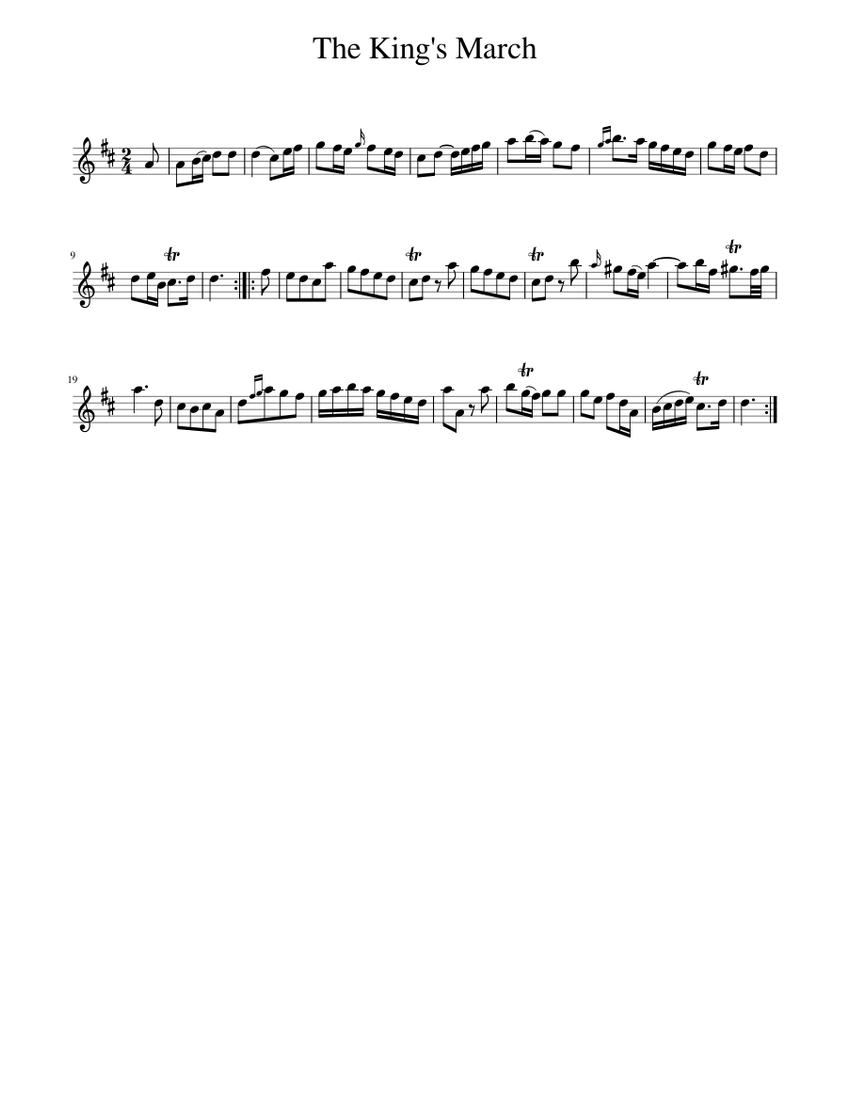 The King's March Sheet music for Piano (Solo) | Musescore.com
