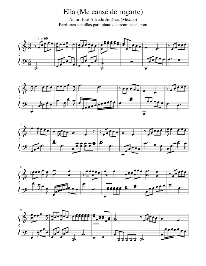 Ella Sheet Music for Piano (Solo) | MuseScore.com