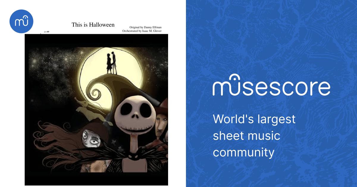 This is Halloween Sheet Music for Trombone, Euphonium, Tuba, Trombone ...