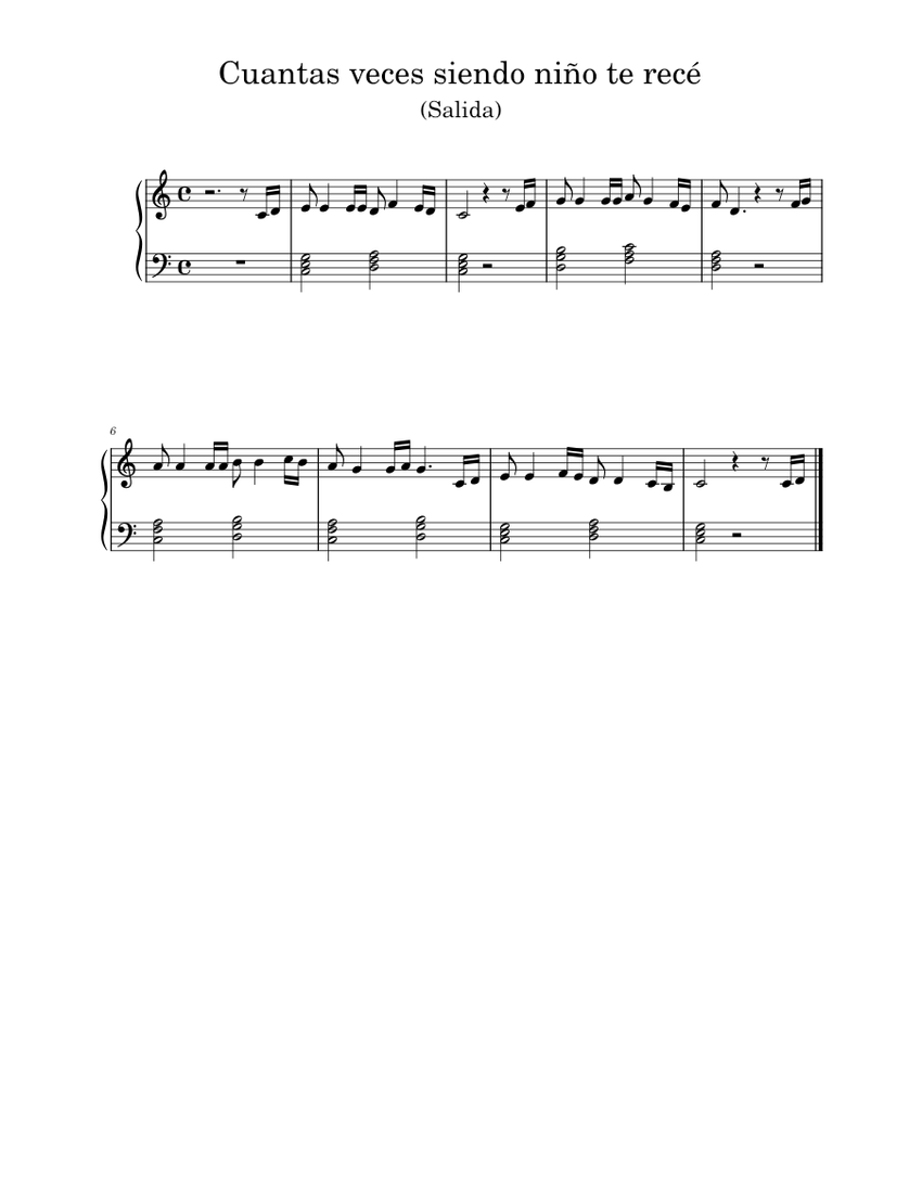 Cuantas veces siendo niño te rece – JesusChrist Cuantas veces siendo ...