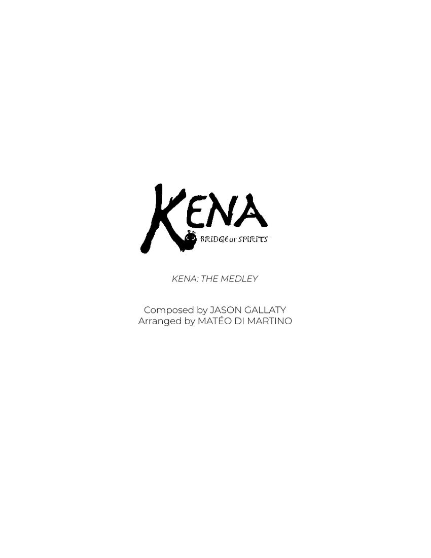 Kena: The Medley Sheet Music for Piano, Trombone, Tuba, Trombone bass ...