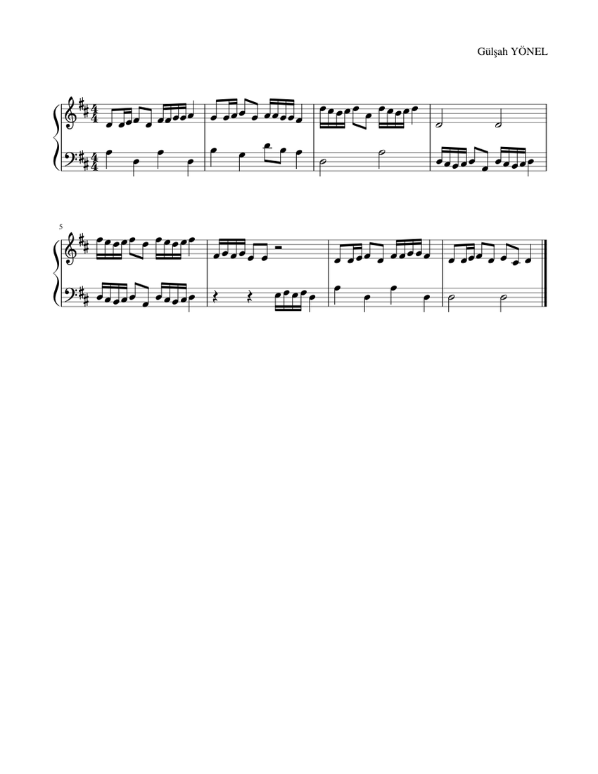Melodi Sheet music for Piano (Solo) | Musescore.com