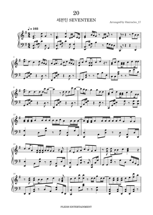 SEVENTEEN - Fallin Flower Sheet music for Piano (Solo) | Musescore.com