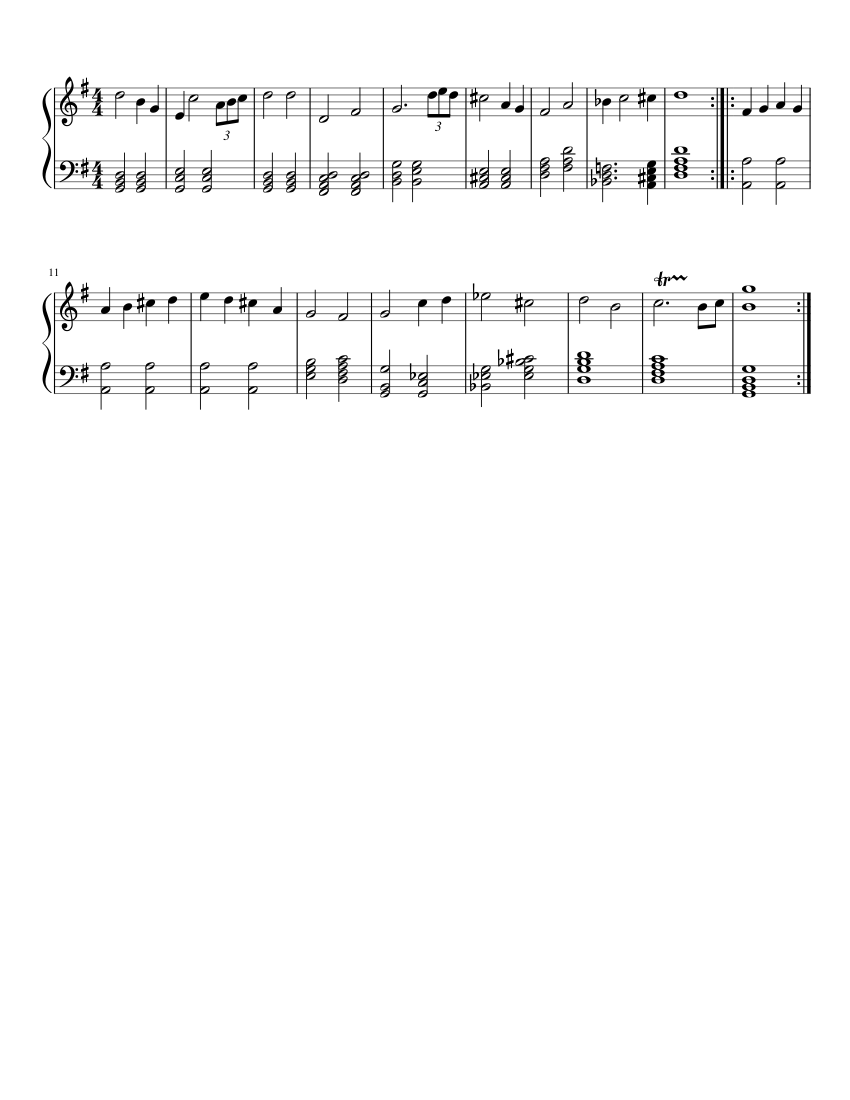 Benjo Part 3 Sheet music for Piano (Solo) | Musescore.com