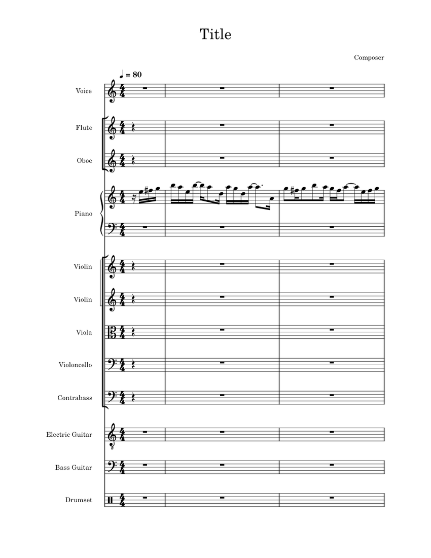 Men Sheet music for Piano, Vocals, Flute, Oboe & more instruments (SATB ...