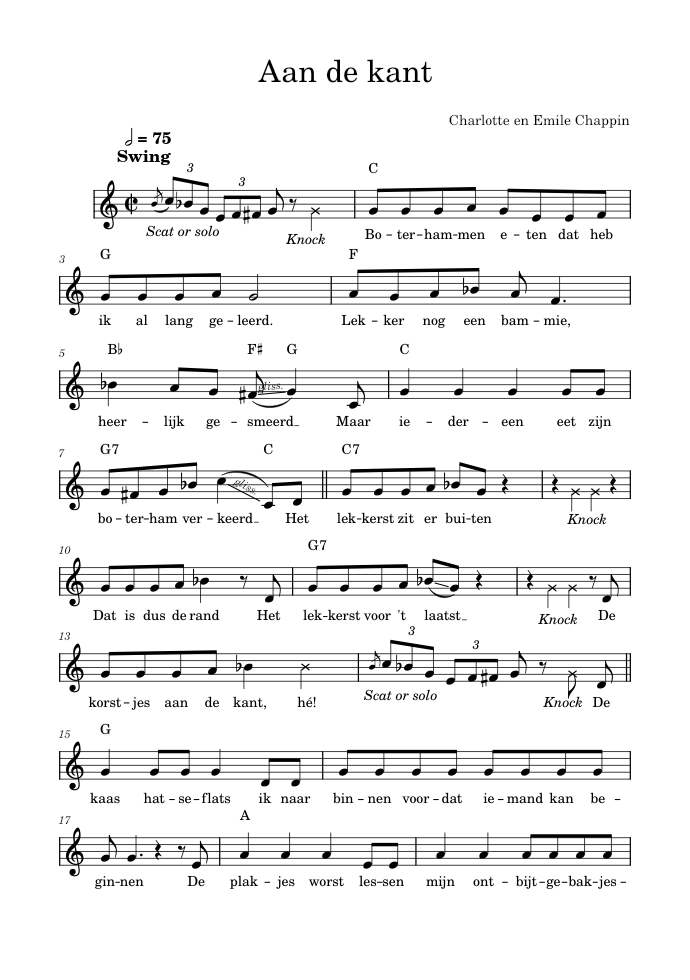 Aan de kant Sheet music for Piano (Piano-Voice-Guitar) | Musescore.com