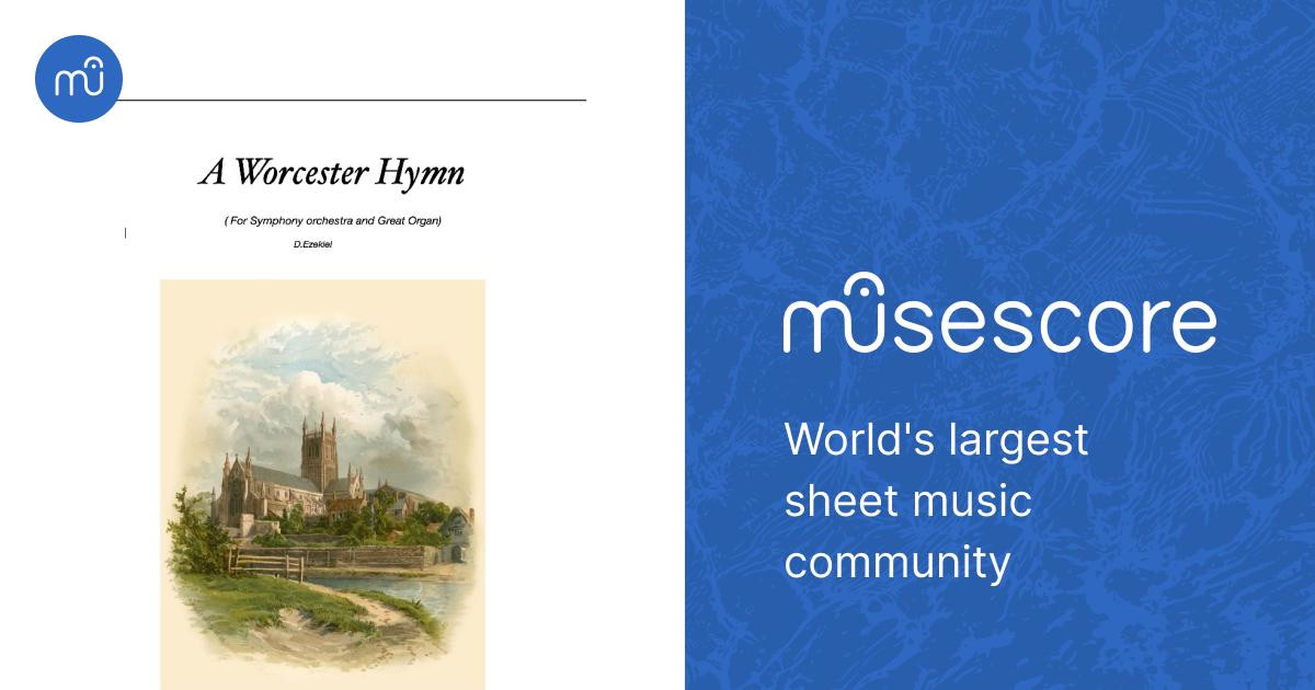 A WORCESTER HYMN Sheet music for Piano, Trombone, Organ, Tuba & more ...