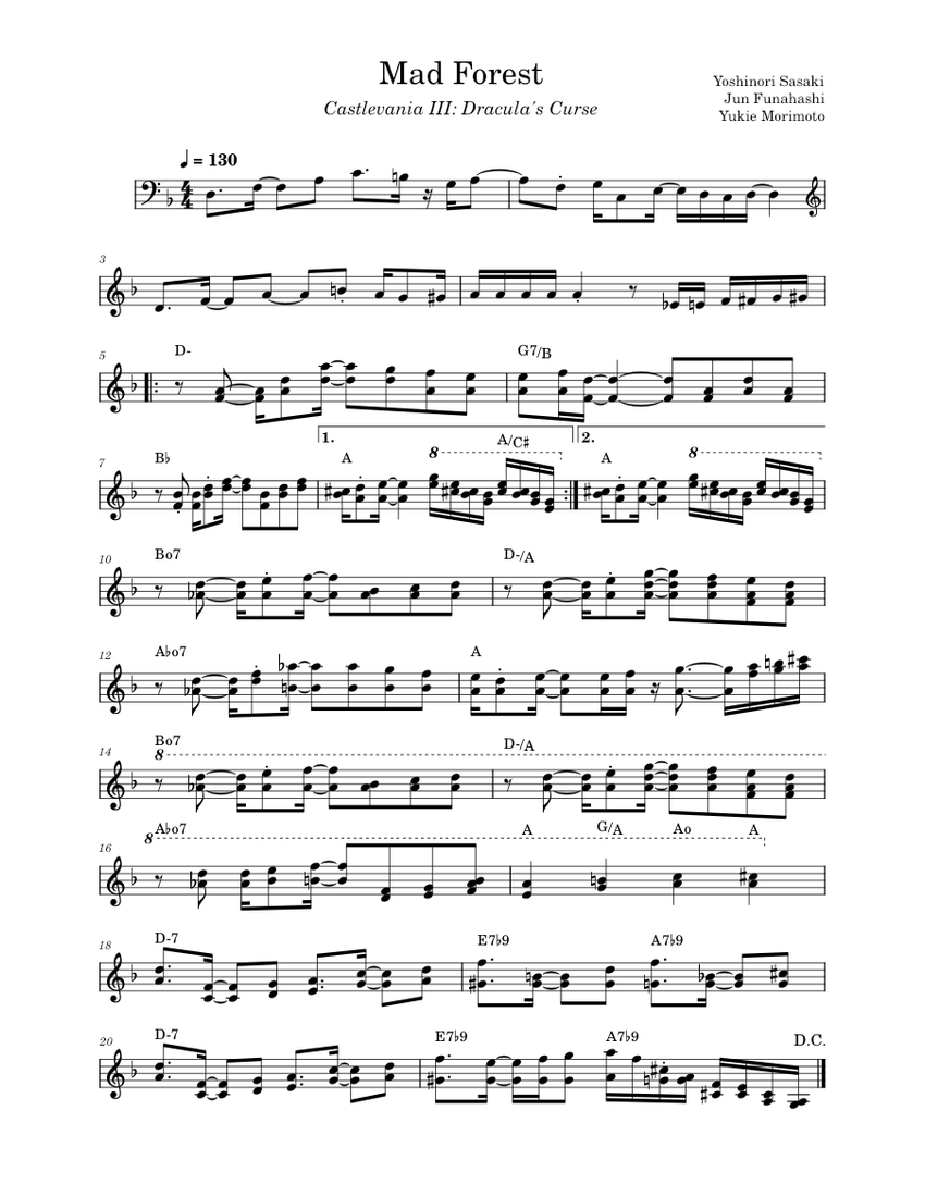 Mad Forest – Hidenori Maezawa, Jun Funahashi, Yukie Morimoto, and/or Yoshinori Sasaki Mad Forest ...