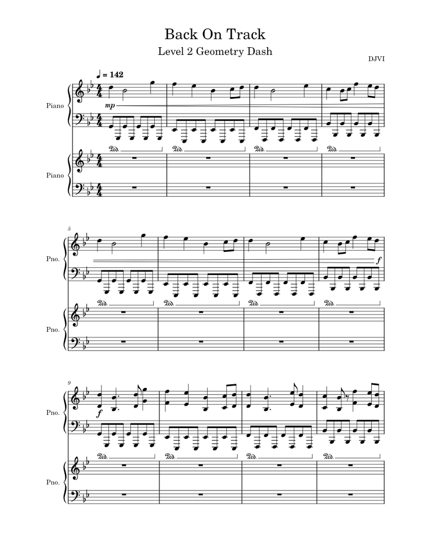 Geometry dash - back on track – Misc Computer Games Back On Track ...