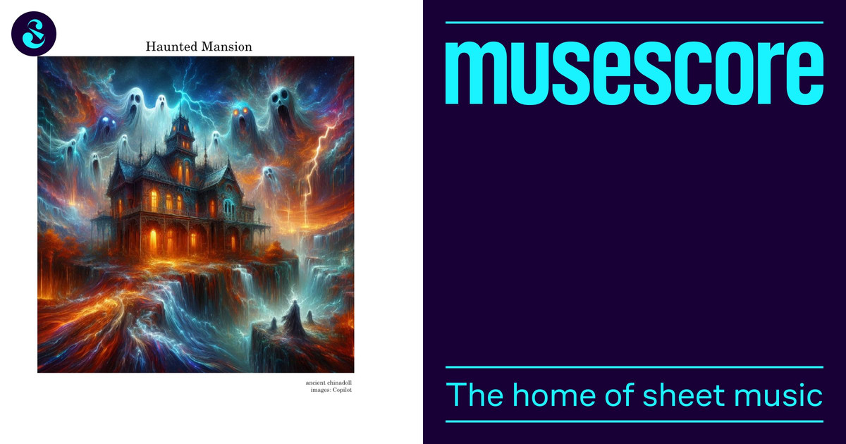 Haunted Mansion Sheet Music for Piano, Trombone, Flute, Oboe & more ...