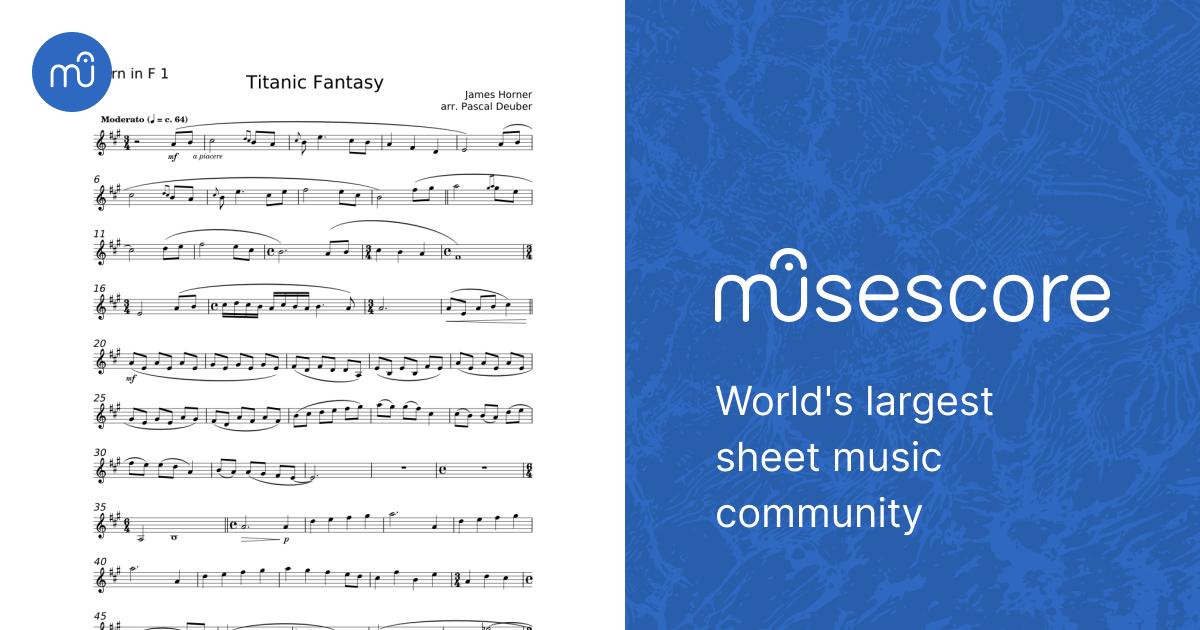 Titanic - James Horner Sheet Music for French horn (Solo) | MuseScore.com