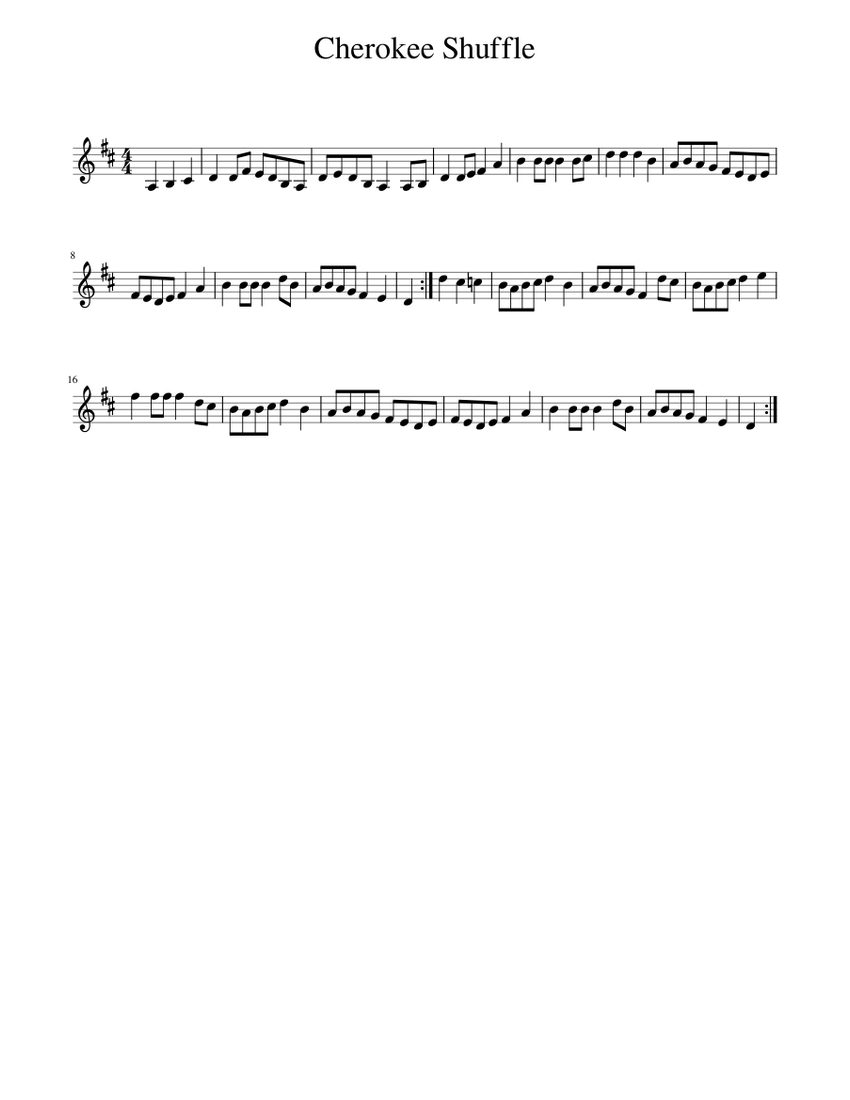 Cherokee Shuffle Sheet music for Piano (Solo) Easy | Musescore.com