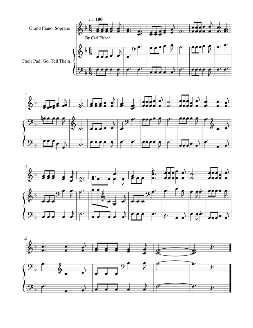 Perishing souls are waiting - Carl Fisher Sheet music for Piano ...
