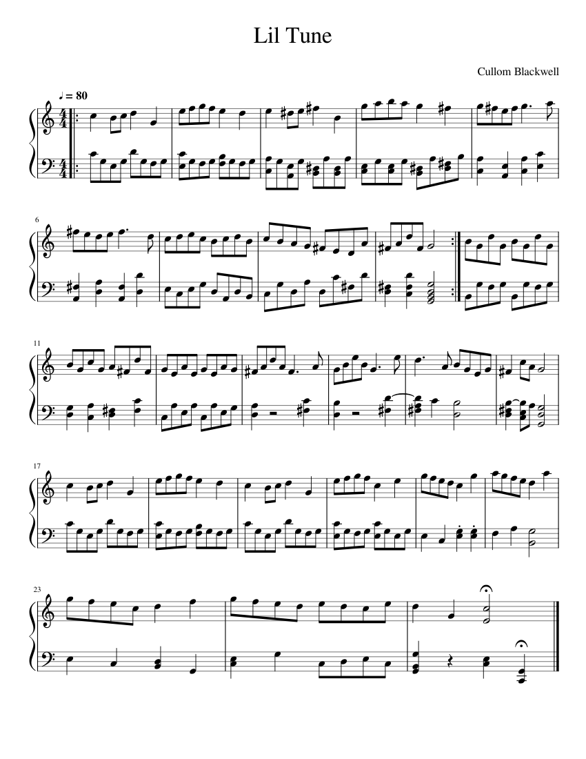Coffee Sheet music for Piano (Solo) | Musescore.com