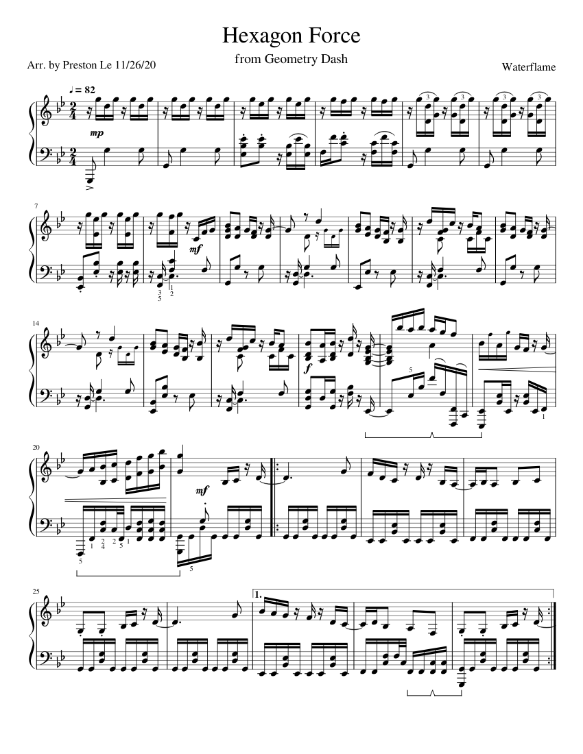 geometry hexagon force