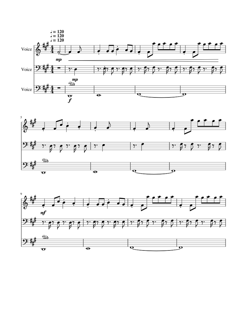 Coffin dance Sheet music for Voice (other) (Solo) | Musescore.com