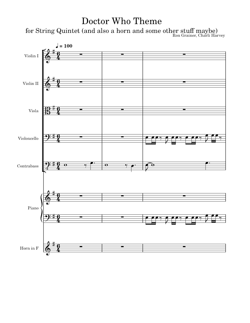 Doctor Who Theme - piano tutorial