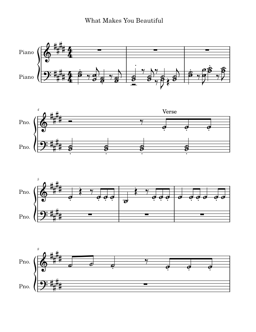 WMYB Sheet music for Piano (Piano Duo) | Musescore.com