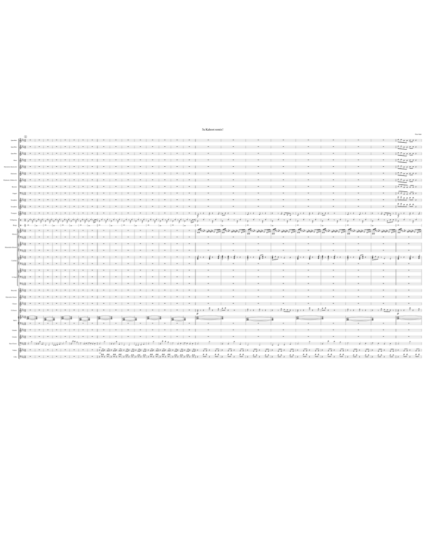 I arranged Kahoot but my Classmates chose the Instruments Sheet Music ...