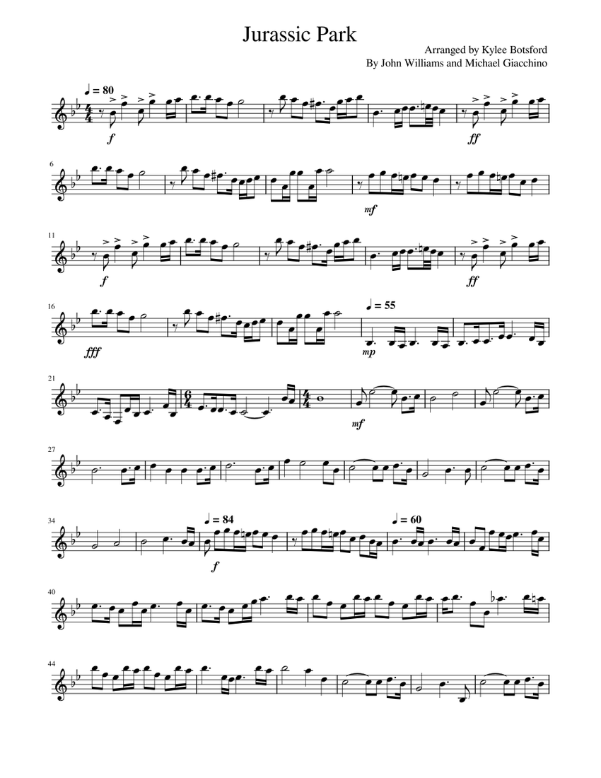 Jurassic park theme – John Williams Jurassic Park - piano tutorial