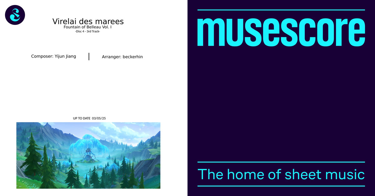 Virelai des marees – HOYO-MiX Sheet music for Piano, Trombone ...