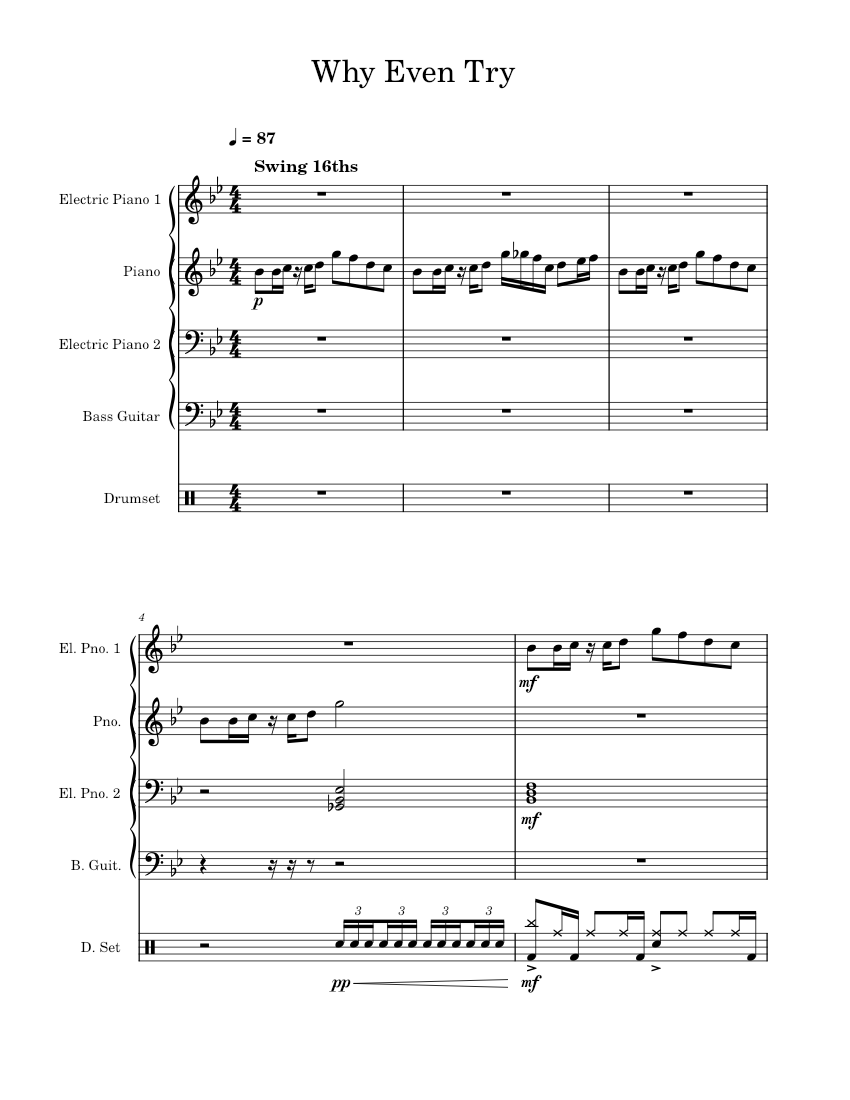 Why Even Try - piano tutorial