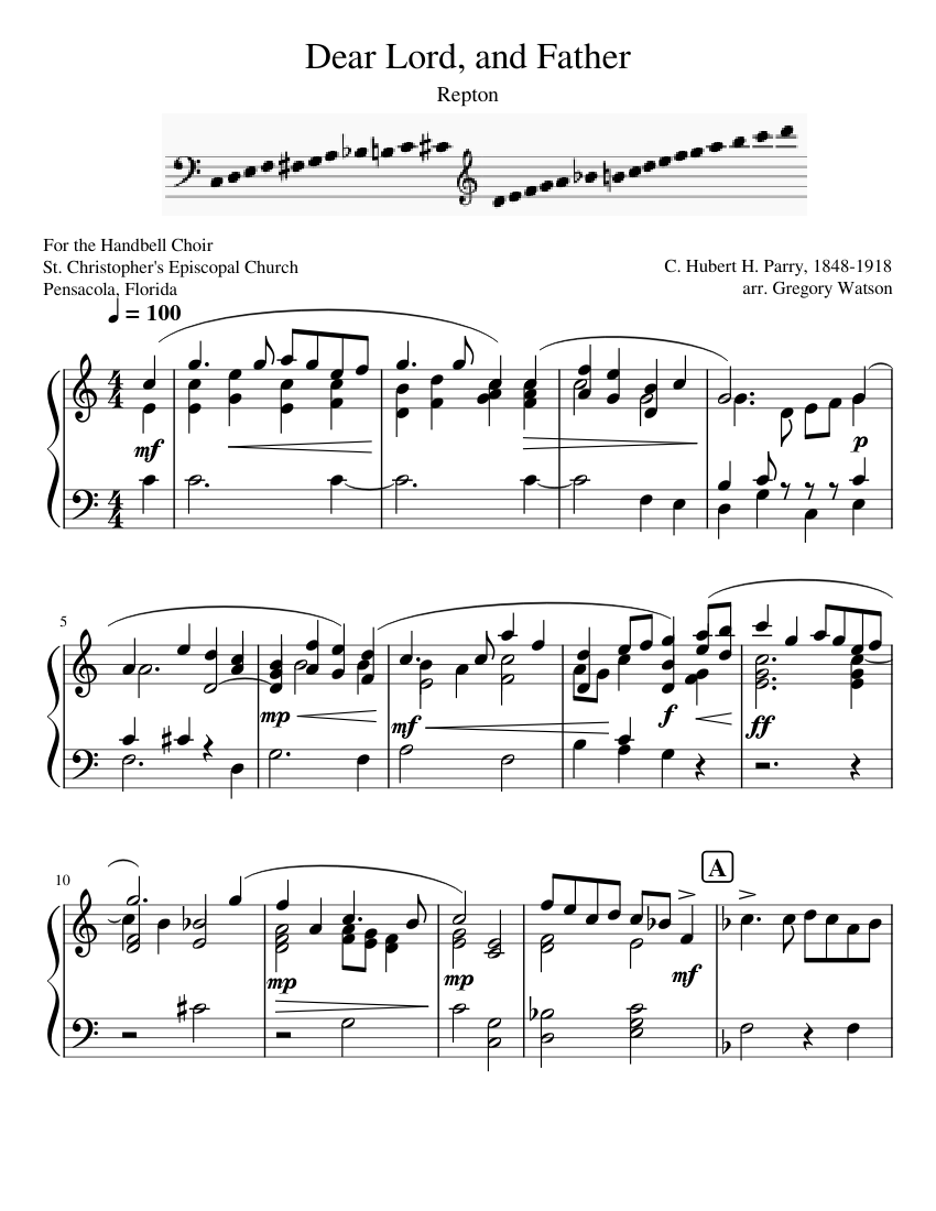 Repton Sheet Music for Piano (Solo) | MuseScore.com