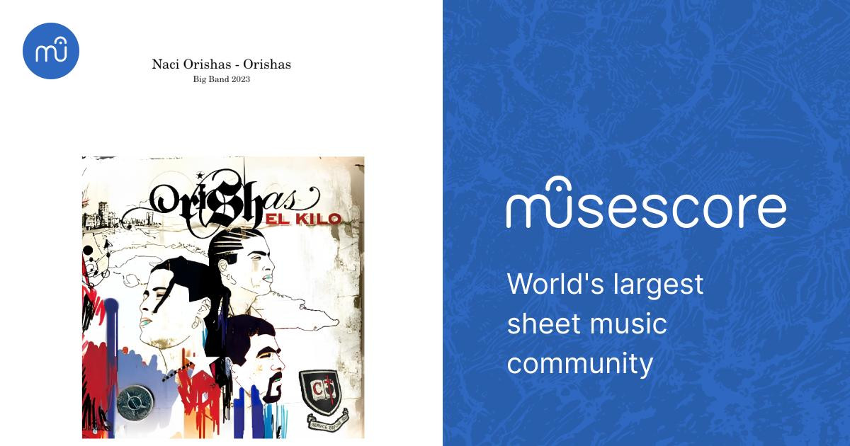 Nací Orishas – Orishas – Big Band Ensemble Sheet music for Piano ...