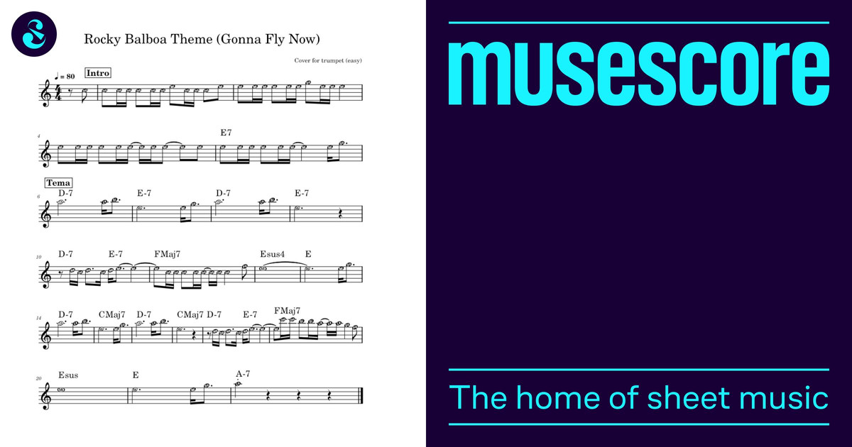 Rocky Balboa - Main theme.mscz – Marc Teclas Garcia Sheet Music with ...